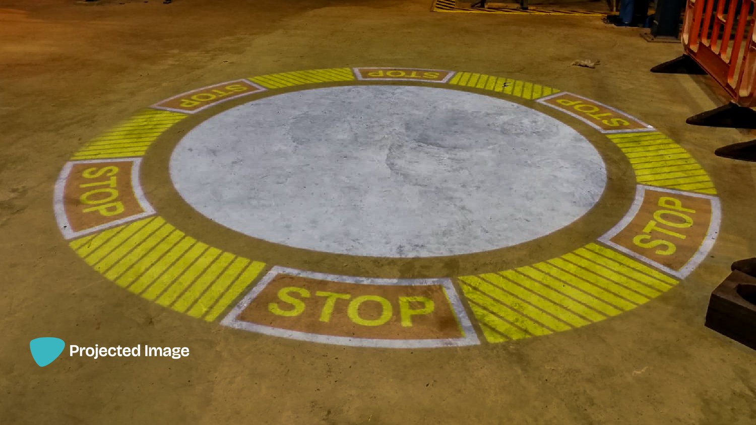 Projected Safety Signage Systems – Projected Image