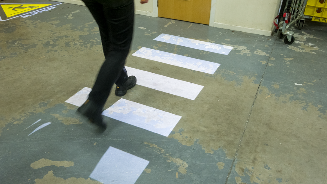 Projected Image illuminates ‘more sustainable’ safety signage for ware