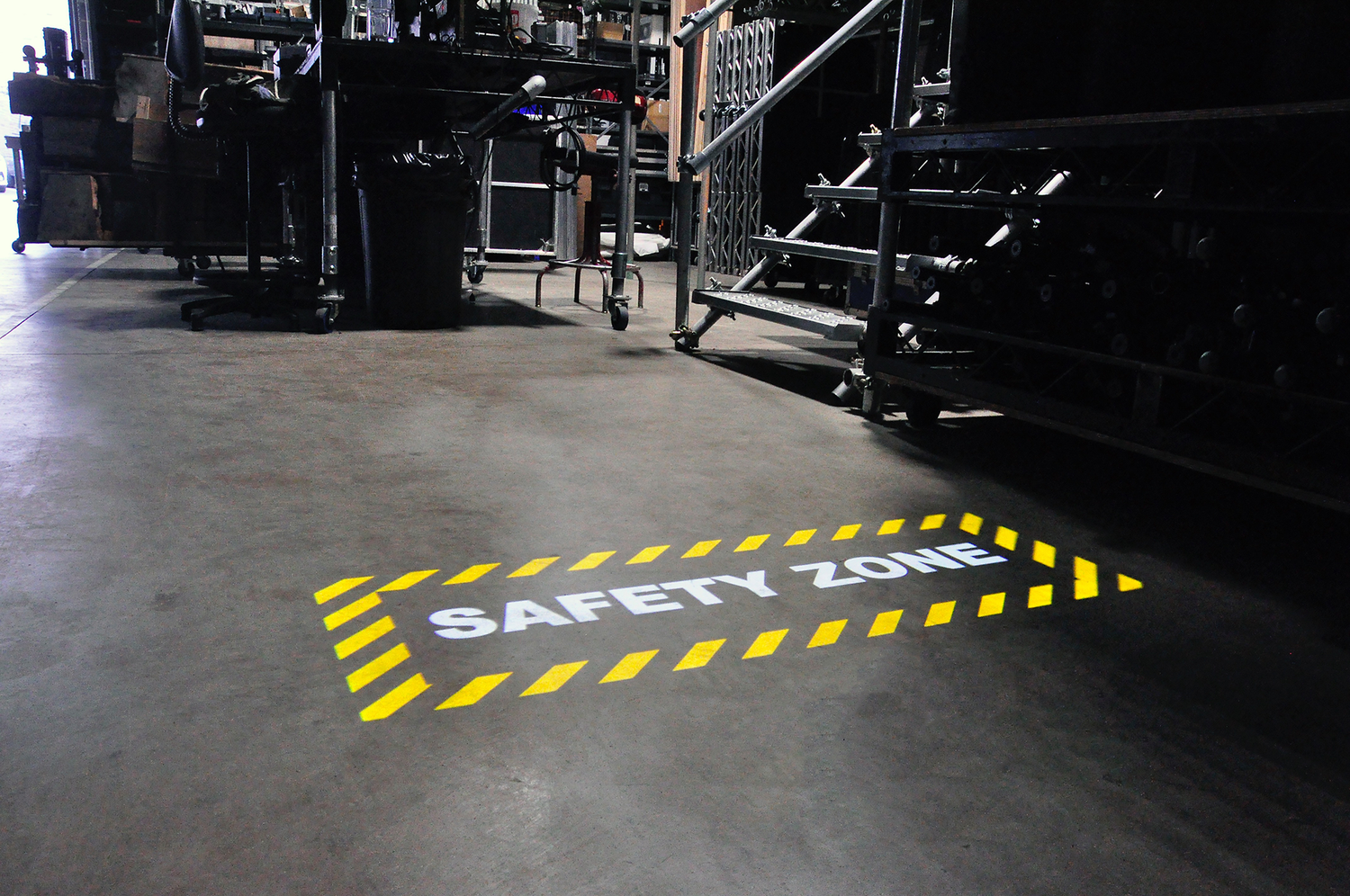 Gobo Projection Signage – Projected Image