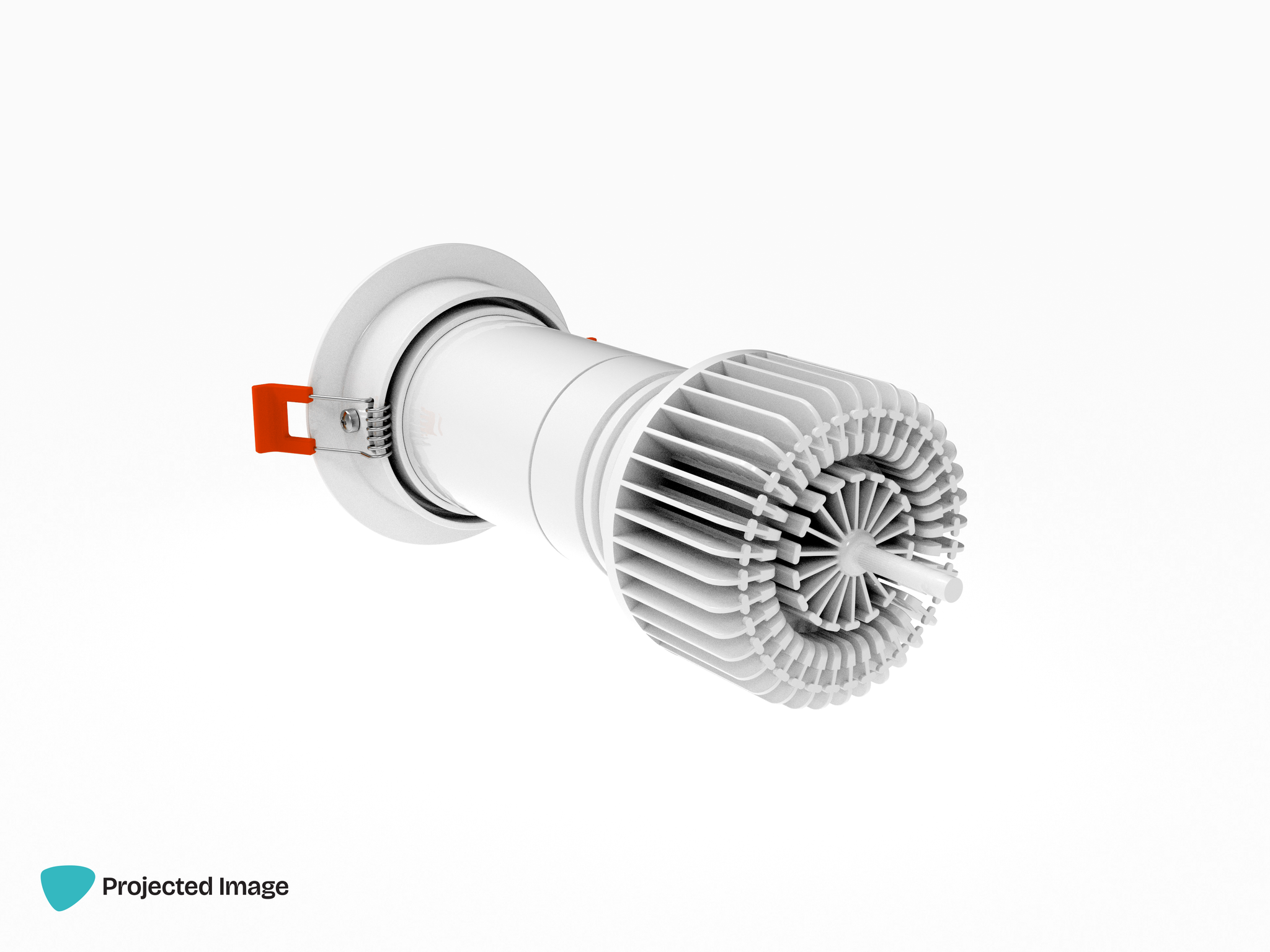 Projected Image 10 Watt LED Recess Mounted Gobo Projector