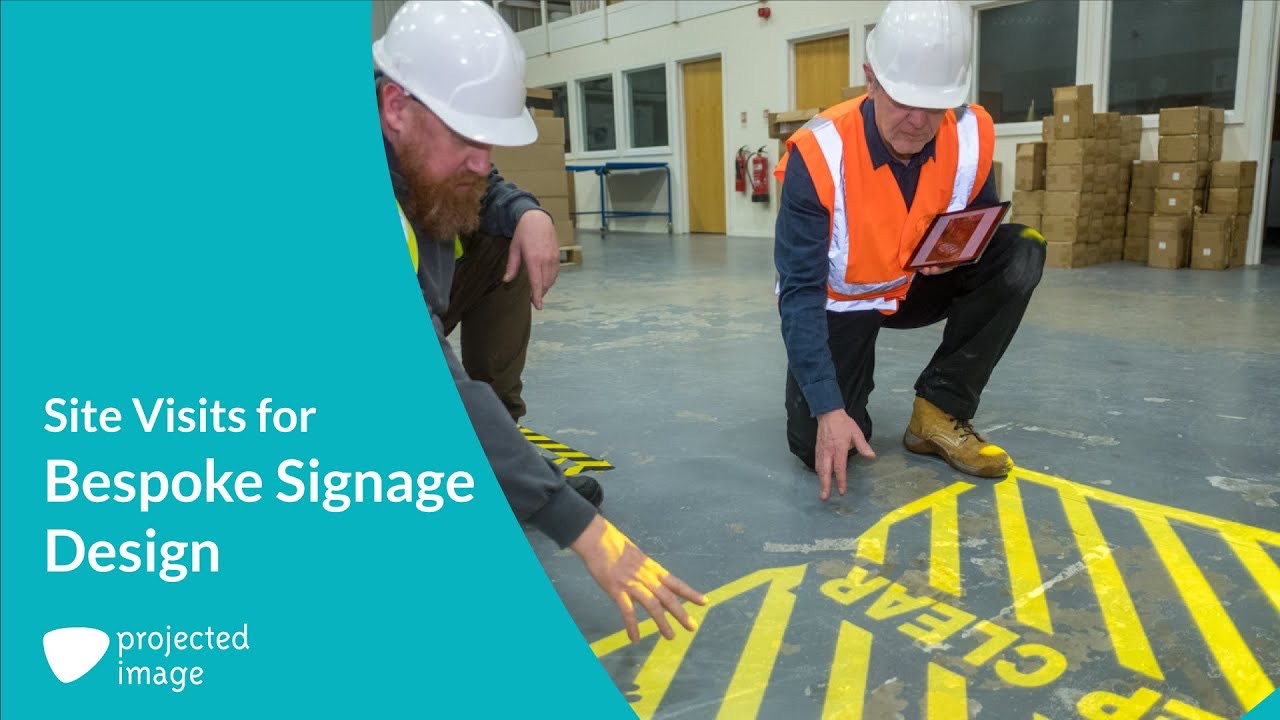 Warehouse Safety Signage Systems – Projected Image