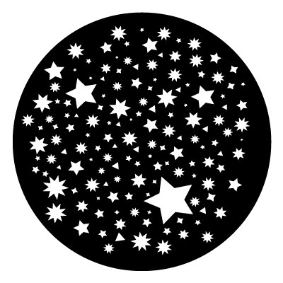 Scatter Star Gobo | Sky Gobos | Projected Image