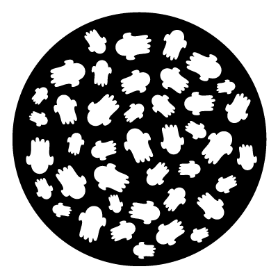 Spooky Breakup Gobo | Halloween Gobos | Projected Image